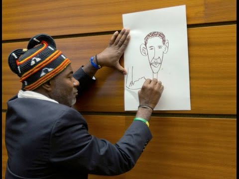 Cartoonists at the United Nations Human Rights Council - Geneva