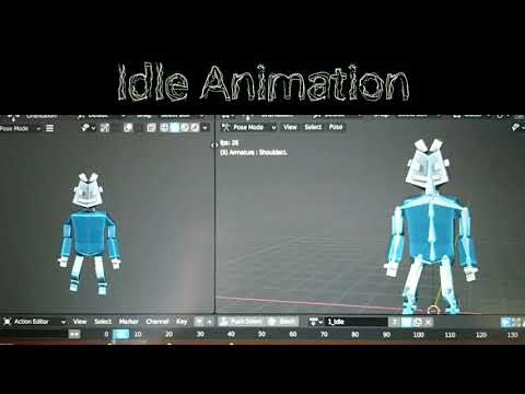 Robot 3D model + Animation