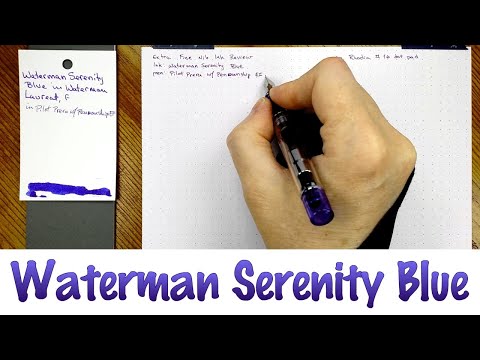 Waterman Serenity Blue