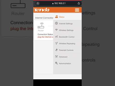 #shorts #password #reels | How to change Wi-Fi password tenda router n-300