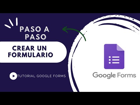 Cómo CREAR un FORMULARIO en Google Forms PASO A PASO