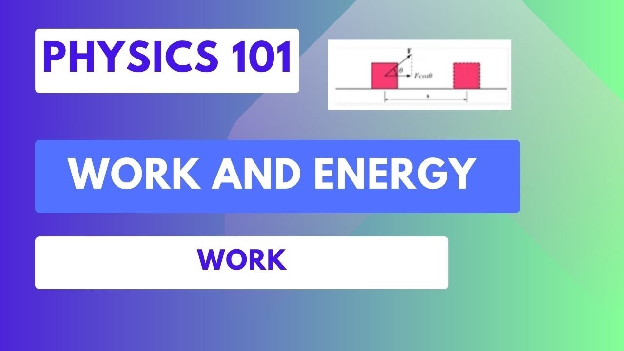 Physics 101: Work