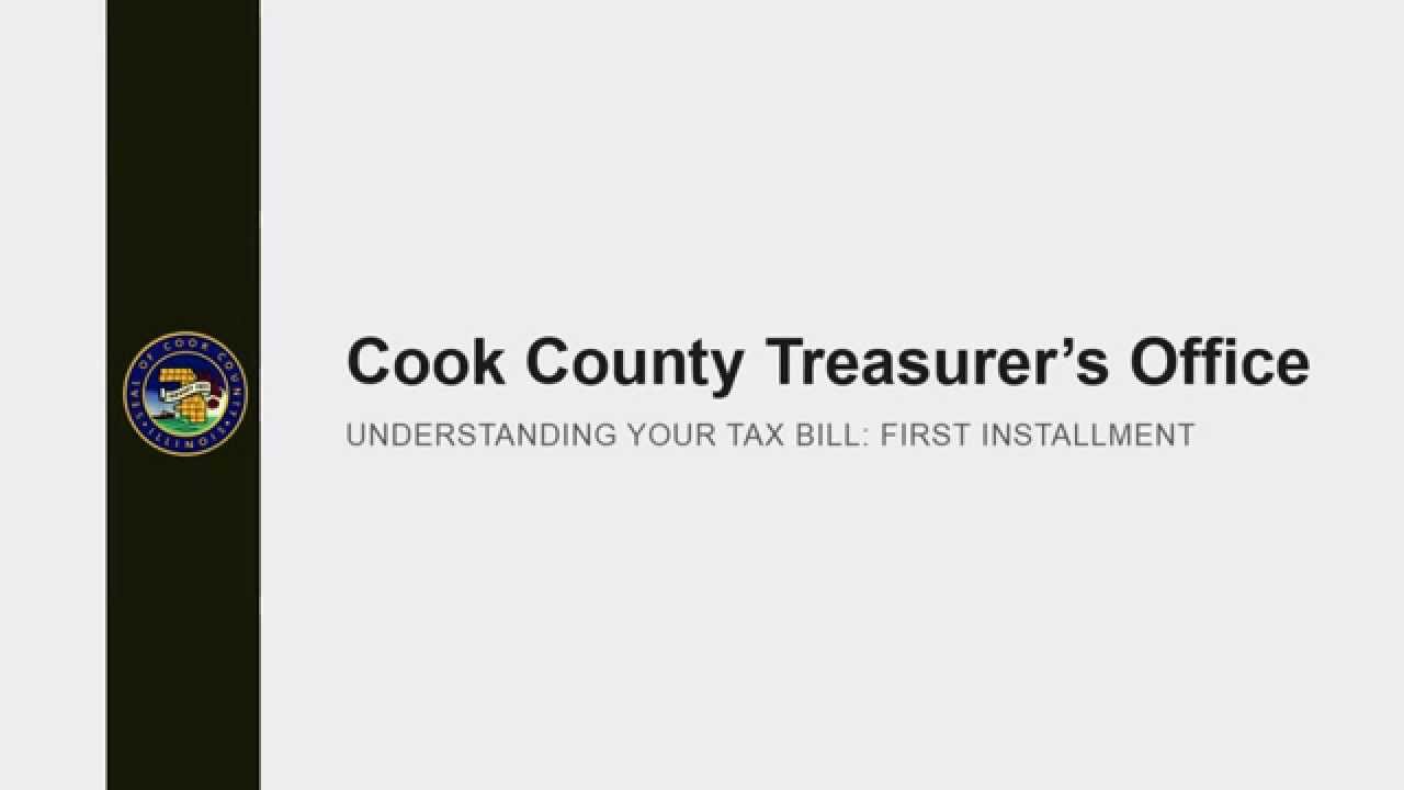 Treasurer Maria Pappas Understanding Your Property Tax Bill - First Installment