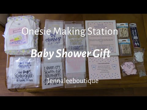 Baby Onesie Making Station
