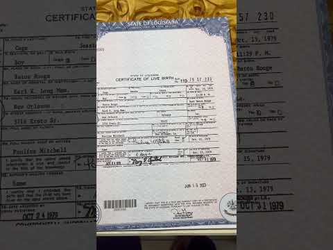 Certificate of Live Birth v Certificate of Berth via alternative authentication process