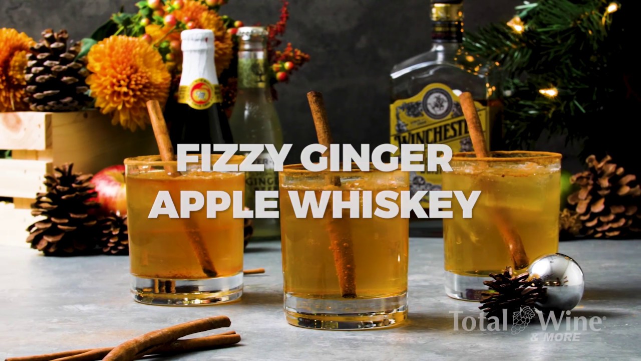 Fizzy Ginger Apple Whiskey Recipe
