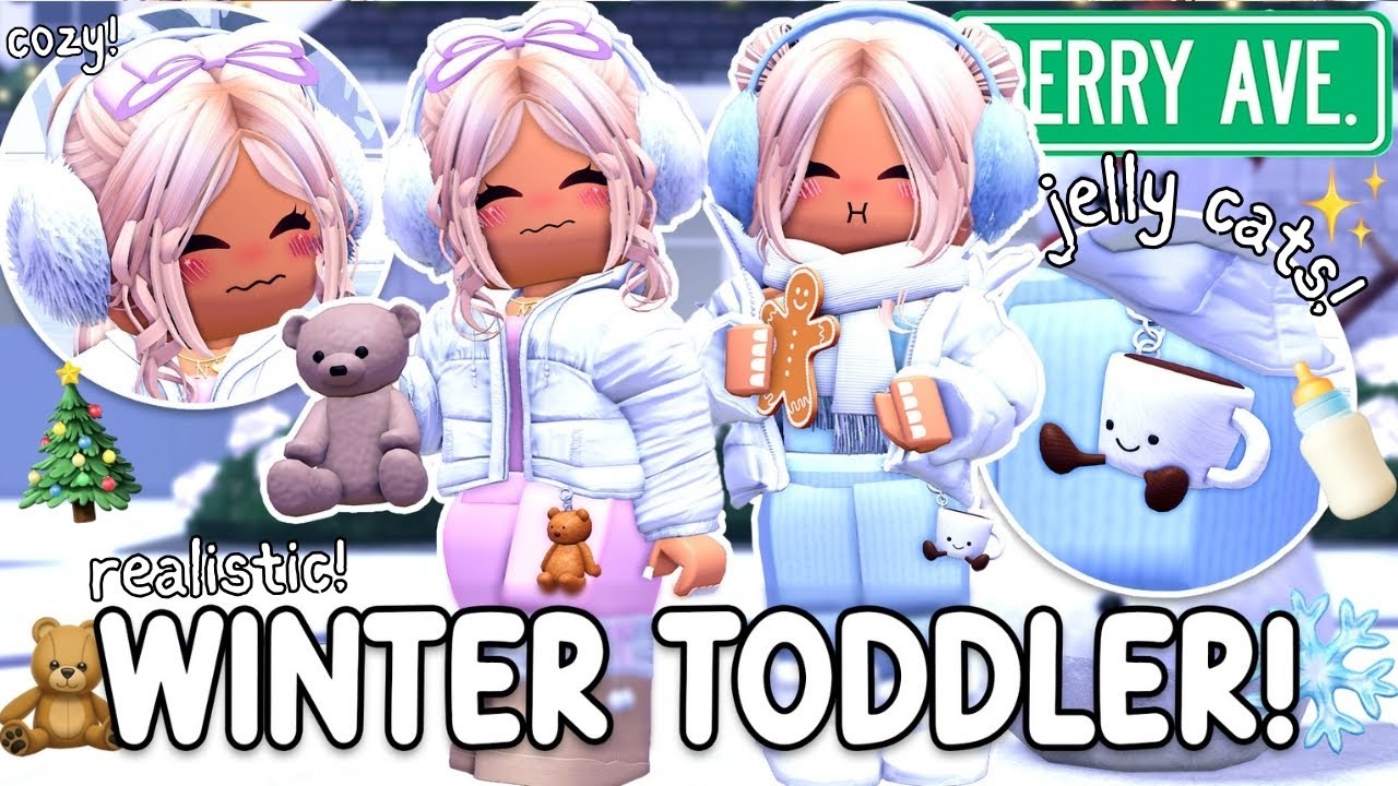 Cutest Cozy TODDLER GIRLS WINTER HOLIDAY OUTFIT Tutorials For Berry Avenue!