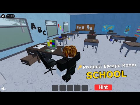Roblox PROJECT: ESCAPE ROOM SCHOOL Walkthrough (English)