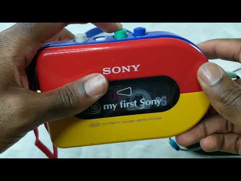 Sony Walkman 1980s Multicolor "My First Walkman" cassette | Reverb