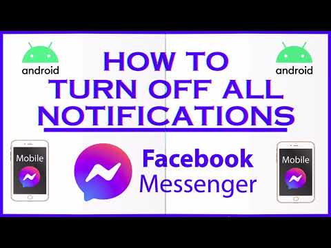 How To Turn Off All Notifications On The Facebook Messenger App | Android | *2024