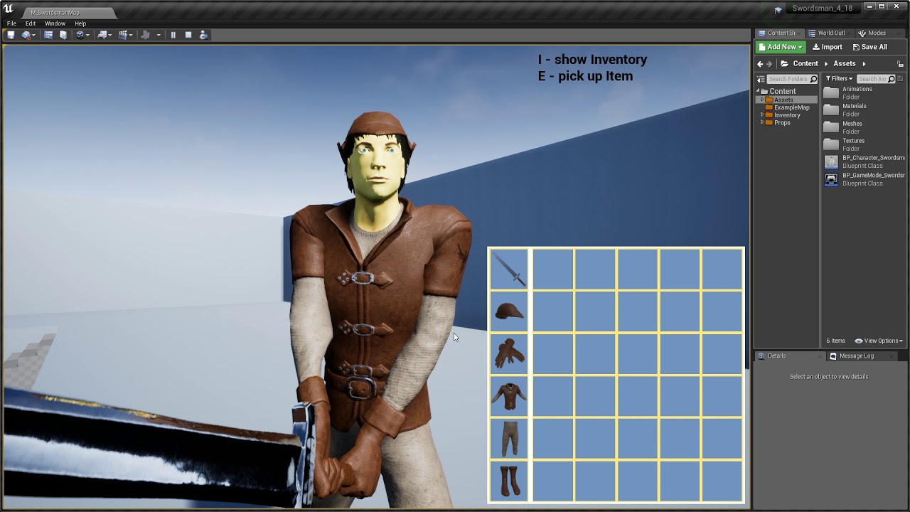UE4 Asset Swordsman