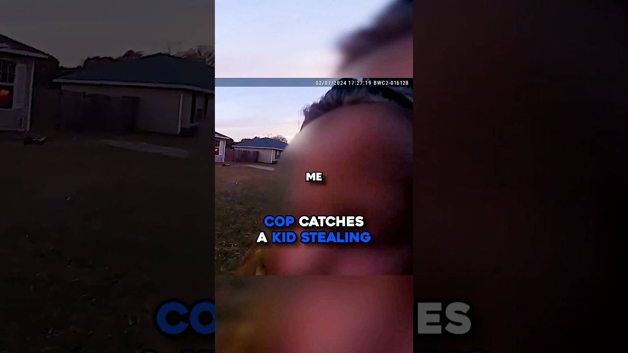Great Cop Catches a Girl Stealing😳