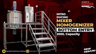 Sell HOMOGENIZER BOTTOM ENTRY MACHINE - Mixing Liquid Tank (Triple ...