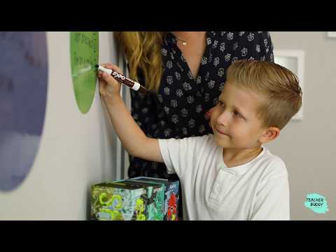 Using Dry Erase Circles for Writing Practice