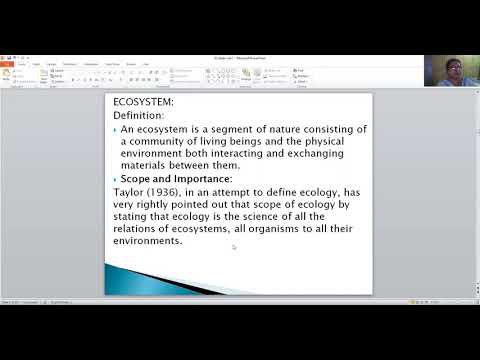 2 Ecosystem definition scope and importance
