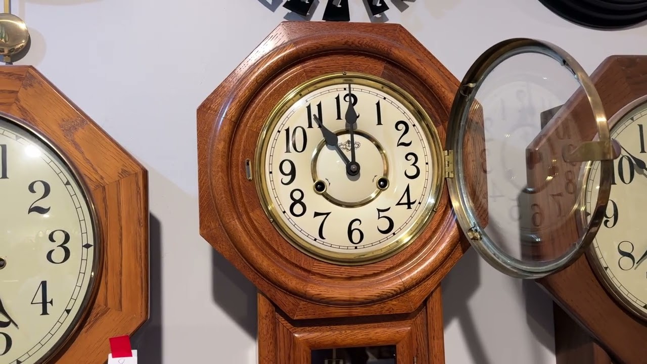 D&A Regulator Wall Clock w/ Regular Numbers 