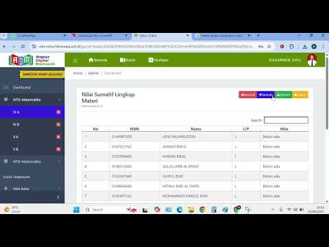 Tutorial Memasukkan Nilai Ke RDM ( Raport Digital Madrasah) Dengan singkat dan jelas.