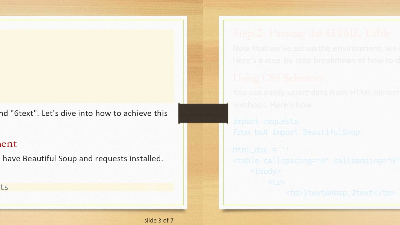 Mastering HTML Table Parsing in Python