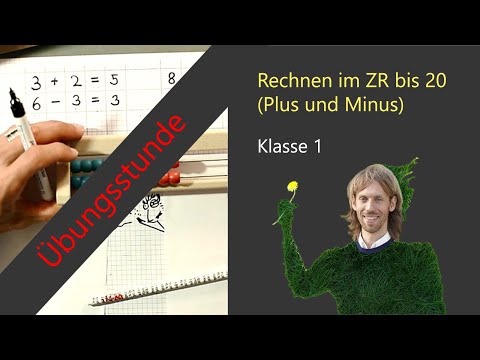 [Klasse 1] Rechnen ohne Finger - Zahlenraum bis 20 (Addition + Subtraktion)(Plus und Minus)
