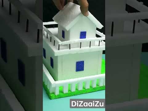 Thermocol House Making #shorts