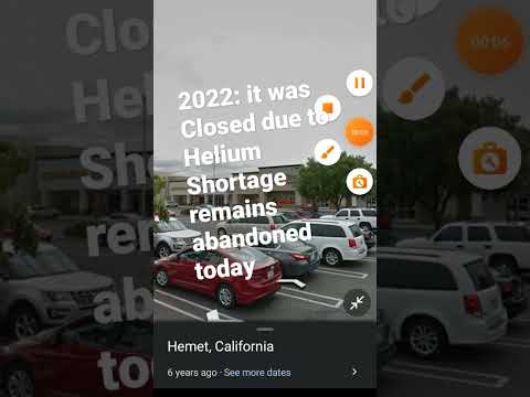 Abandoned Party city in Hemet California