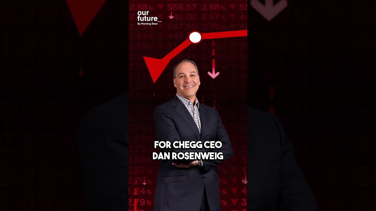 AI Impact: Chegg CEO's Words Send Stock Tumbling 50%🗣️📉