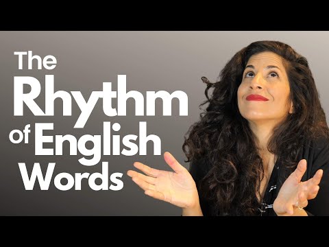 Can you hear the rhythm of words in English?
