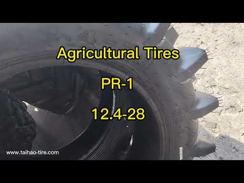 Agricultural tractor Tire 12.4-28 PR-1 paddy field tyre TAIHAO Tyre brand