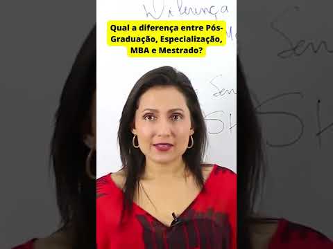Qual a diferença entre Pós Graduação, Especialização, MBA e Mestrado?