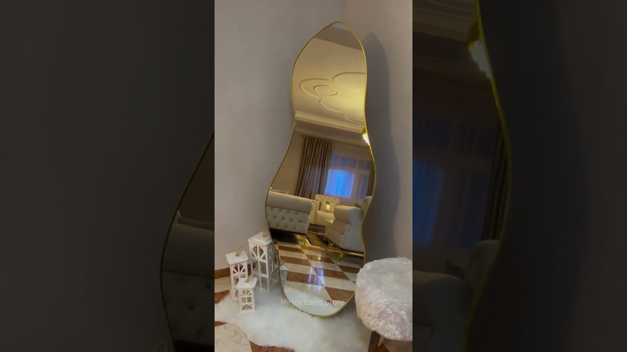 Wavy Mirrors from Mirror Land Store #MIrrorlandstore #WavyMirror #BedroomDecor