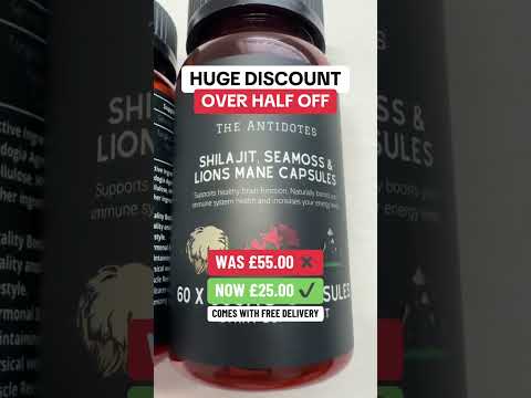Save Over 50% on Premium Supplements! #shilajit #seamoss