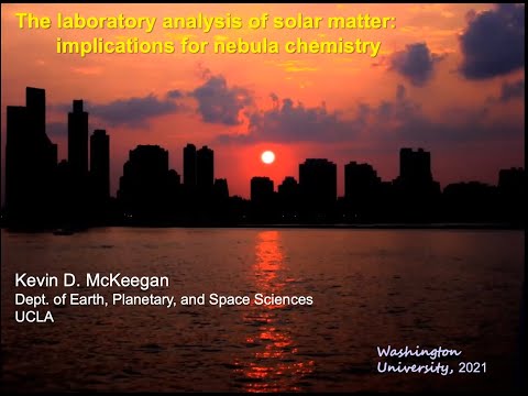 The Laboratory Analysis of Solar Matter and Implications for Nebula Chemistry