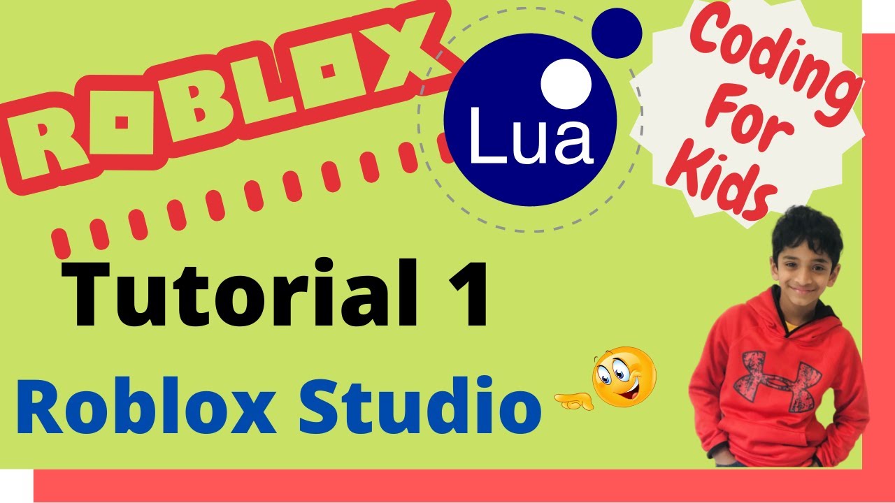 Coding for kids - Roblox Lua Tutorial 1 - Introduction to Roblox Studio