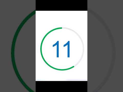 20 Seconds countdown clock