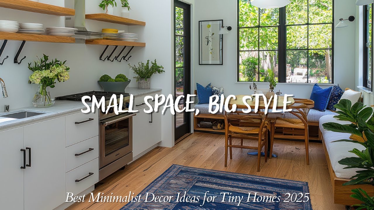 Small Space, Big Style: Best Minimalist Decor Ideas for Tiny Homes 2025