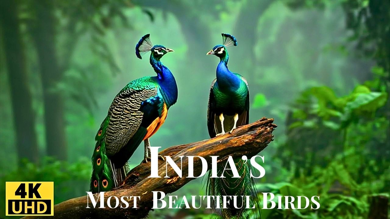 The Most Beautiful Birds of India 4K: Exotic Tropical Birds in Action