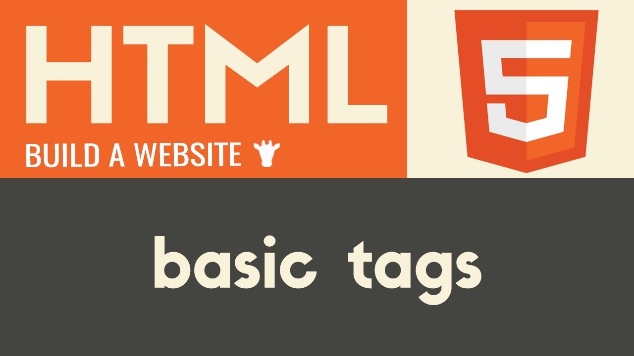 Basic Tags | HTML | Tutorial 4