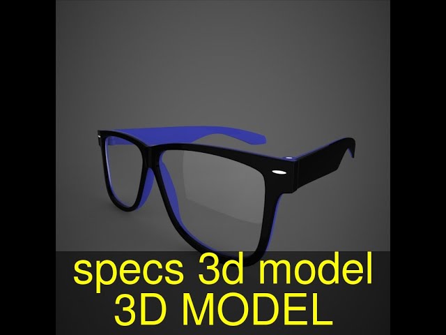 specs 3d model 3D Model - FlatPyramid