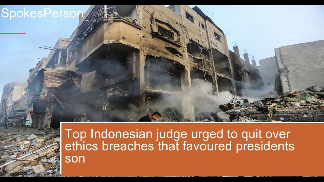 Top Indonesian judge urged to quit over ethics breaches that favoured presidents son