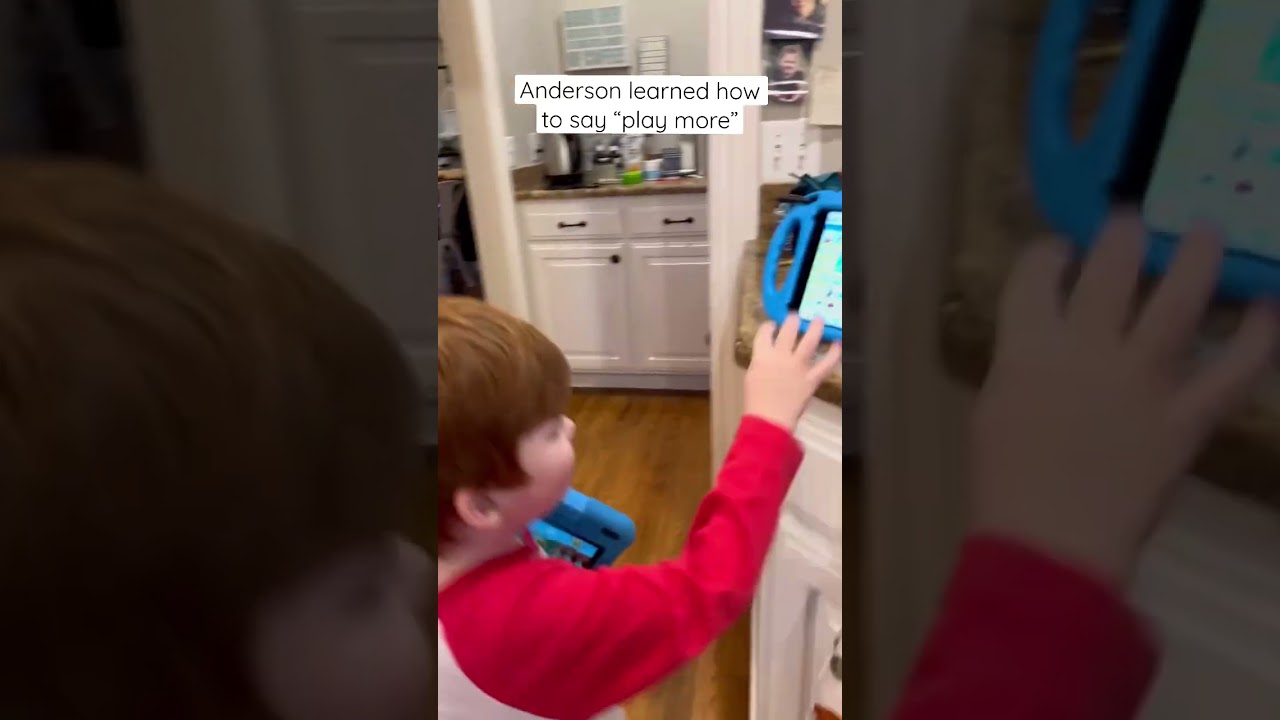 First Words on AAC device! #nonverbalcommunication #nonverbalautism #speechtherapy