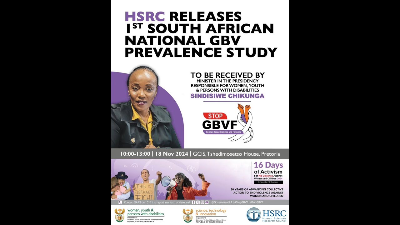 Study Reveals Alarming GBV Rates in South Africa - Smile 90.4FM