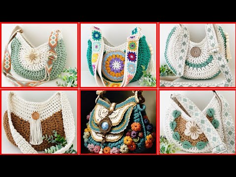Modern take on the crochet circle bag Statement crochet circle purse 2024//Step For Style*""