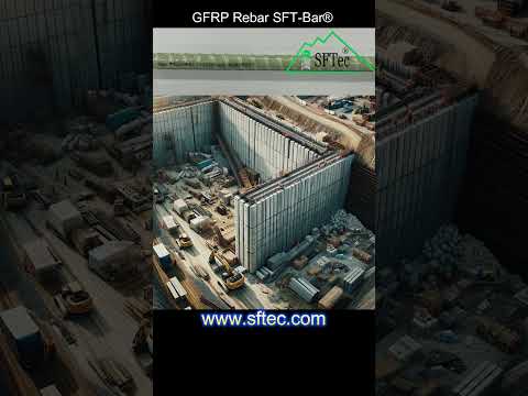 FRP Rebar SFT-Bar® in retaining walls ensures long-term stability and reduces the risk of structural