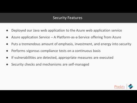 Learn Cloud Native Development Azure Java Security Features of an Azure Web Application ...