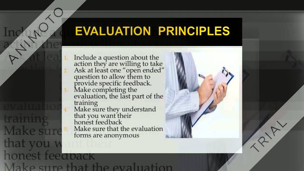 What is Evaluation forms?