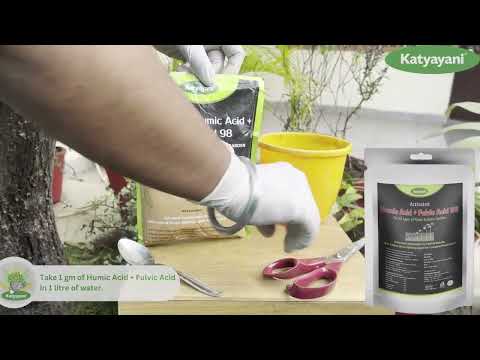 How to Use Katyayani Humic Fulvic Acid || Organic Farming || Agriculture #fyp #humicacid #fulvicacid