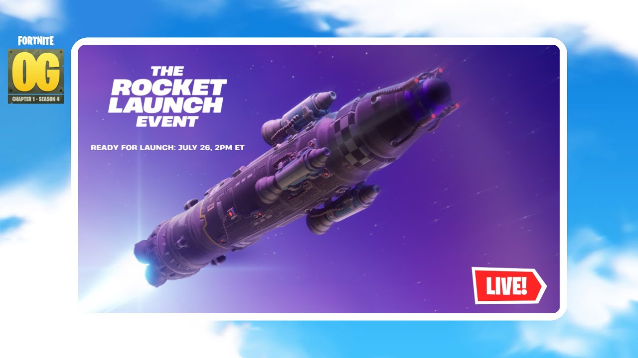 Fortnite Rocket Launch Live Event! ( OG 2025)