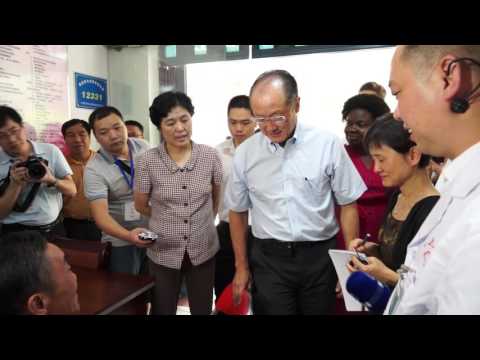 World Bank Group President Jim Yong Kim Visits Fujian to See China's Healthcare Reform