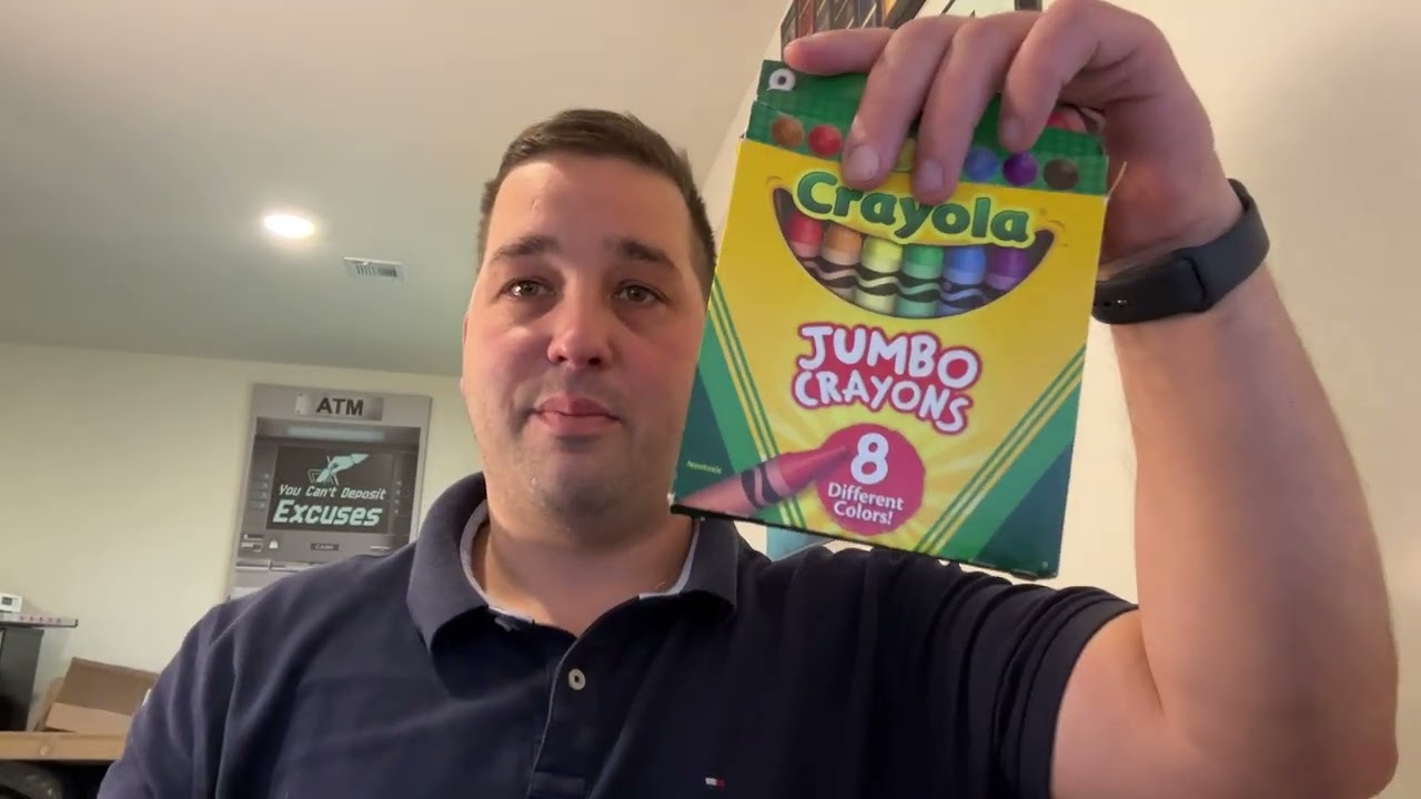 My review of the Crayola Jumbo Crayons, 8, Assorted Colors