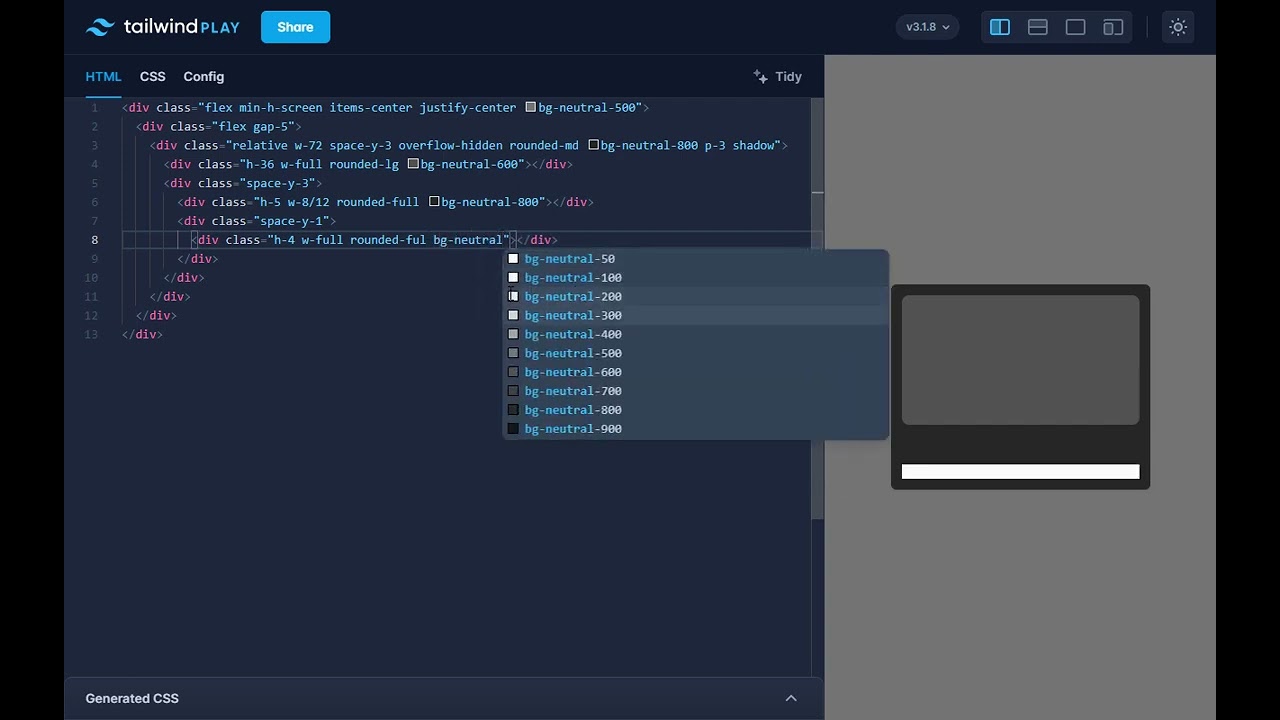 How To Create Skeleton Loading Animation With Tailwind CSS